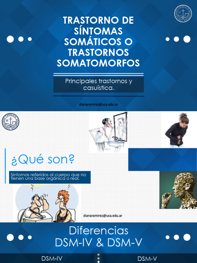 Trastornos Psicosomáticos y Disociativos | PDF