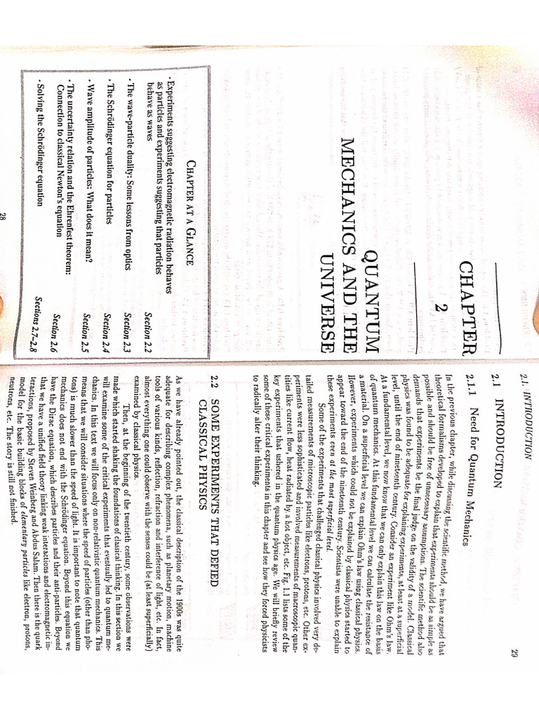 Quantum Mechanics and Universe | PDF
