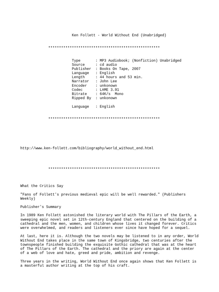 world-without-end-notes-pdf