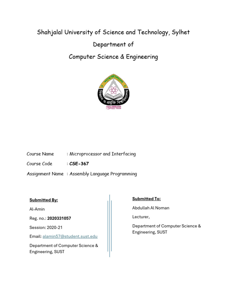 Assembly | PDF | Arithmetic | Computer Programming