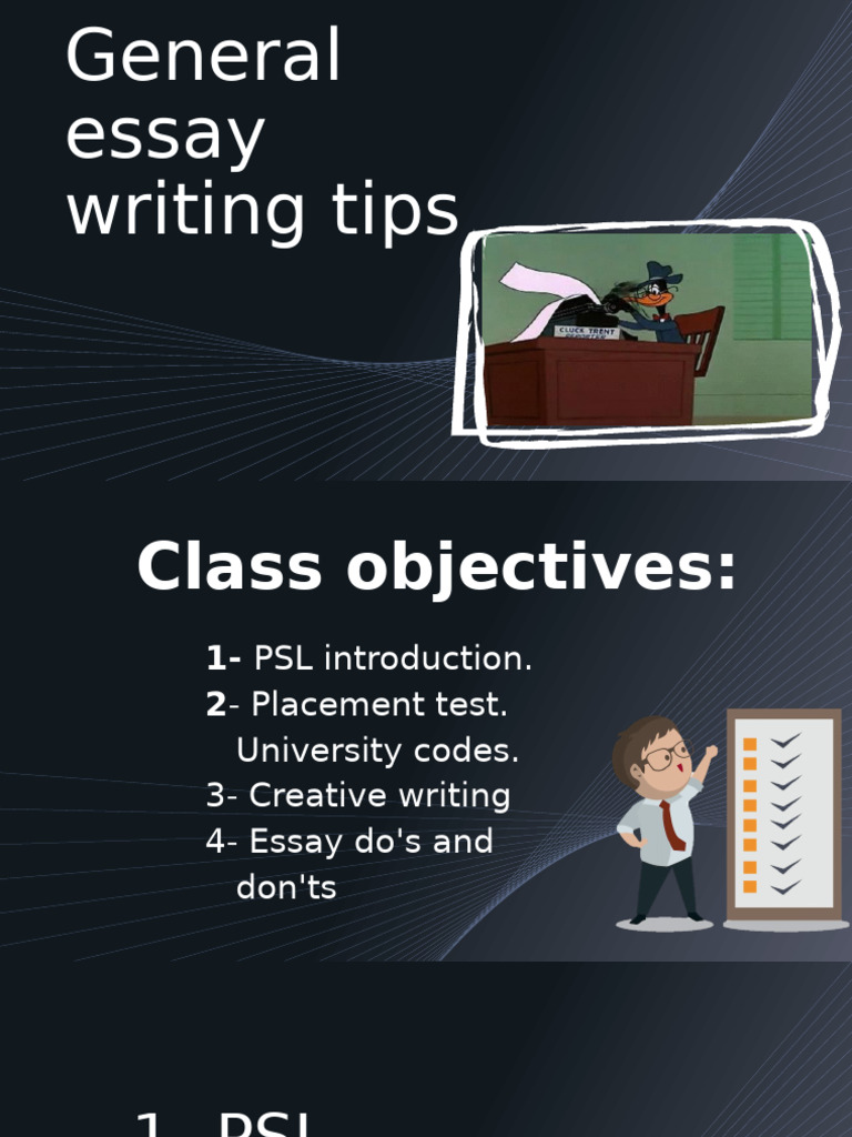 ESSAY WRITTING TIPS - (Solo Conclusiones) | PDF