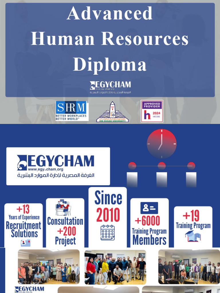 Advanced HRM Diploma From Egycham | PDF
