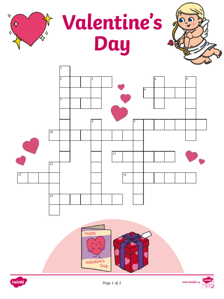 Valentines Day Crossword | PDF