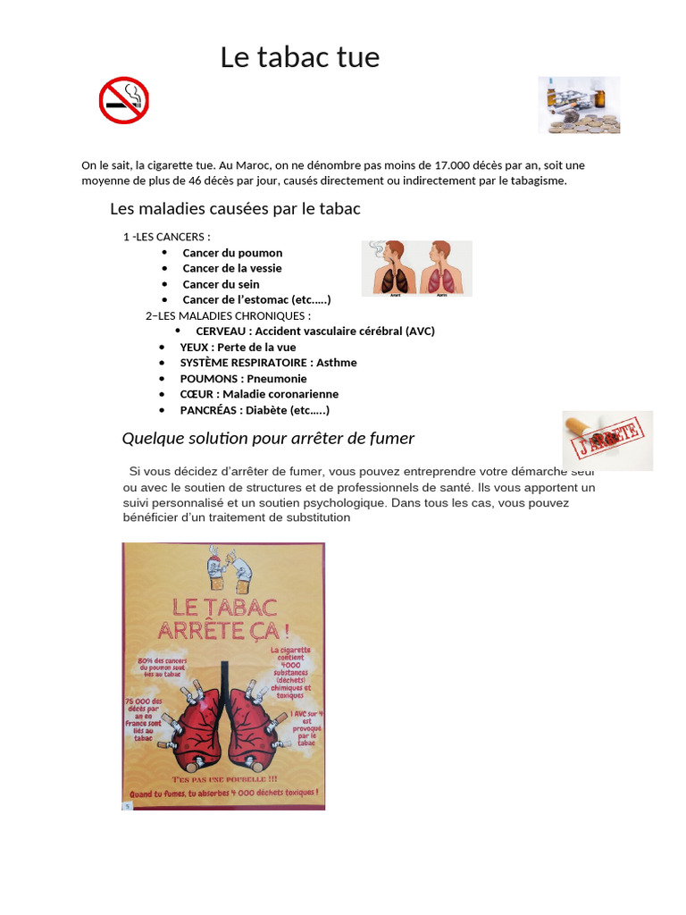 Travail Sur Le Tabac 7 Lettres