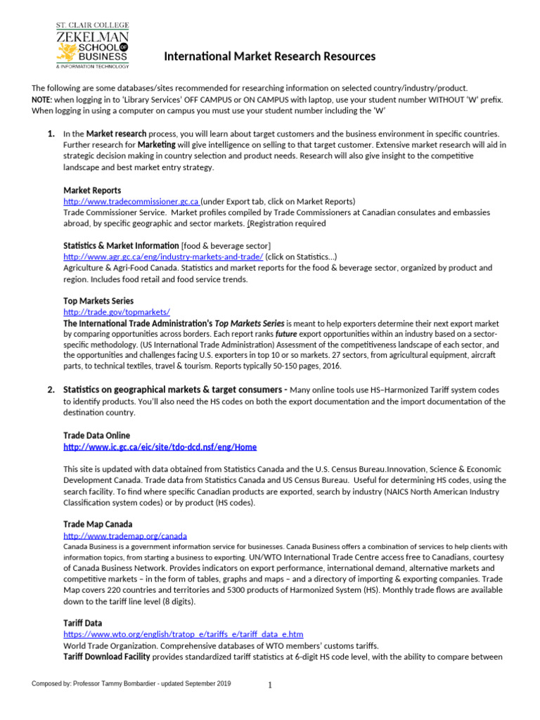 Research Websites & Database Resources | PDF