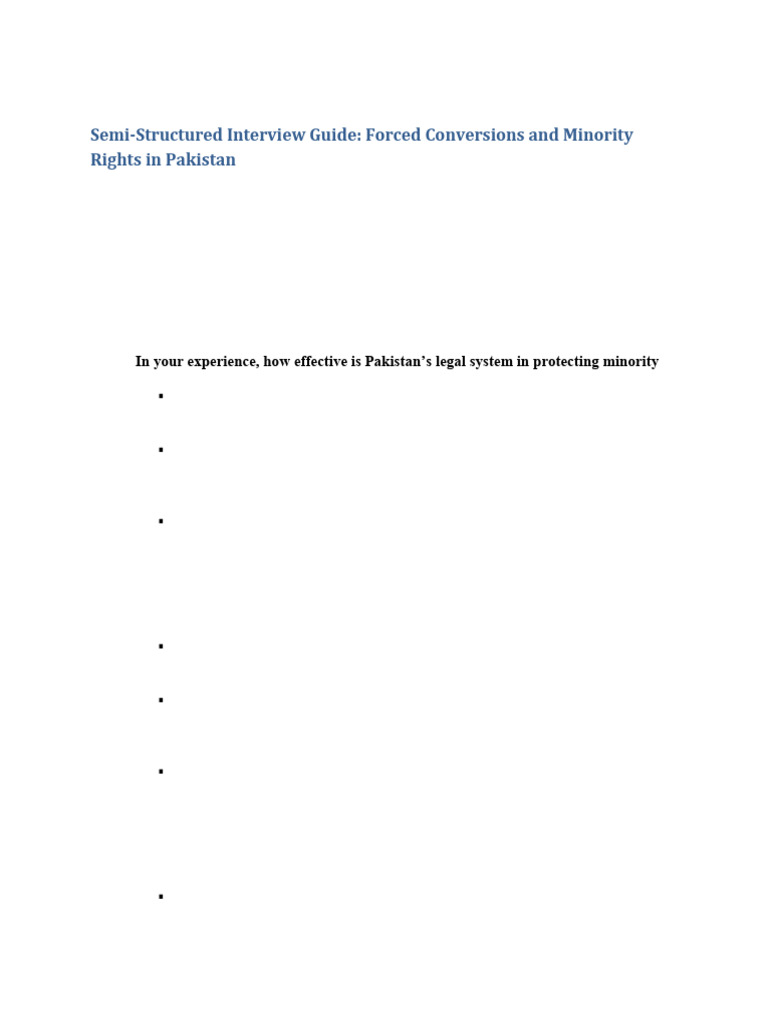 Interview Guide | PDF