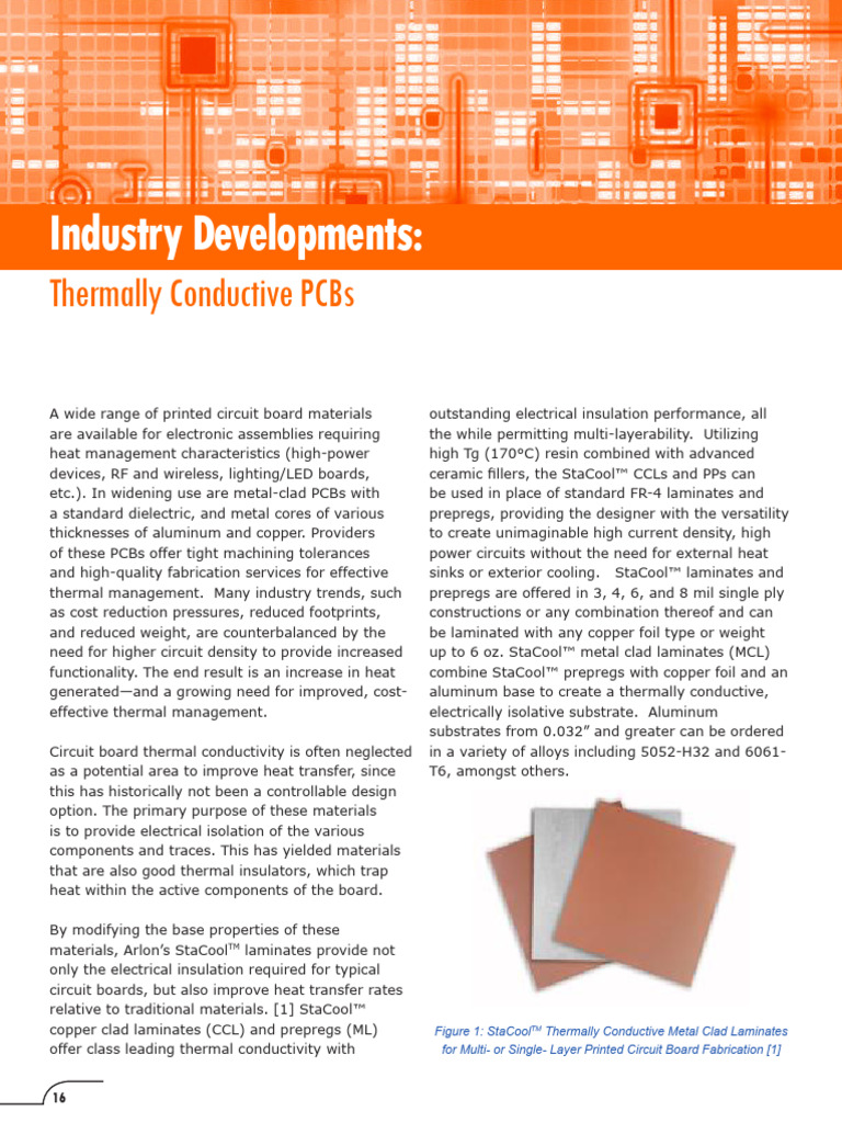 Thermally Conductive PCBs | PDF