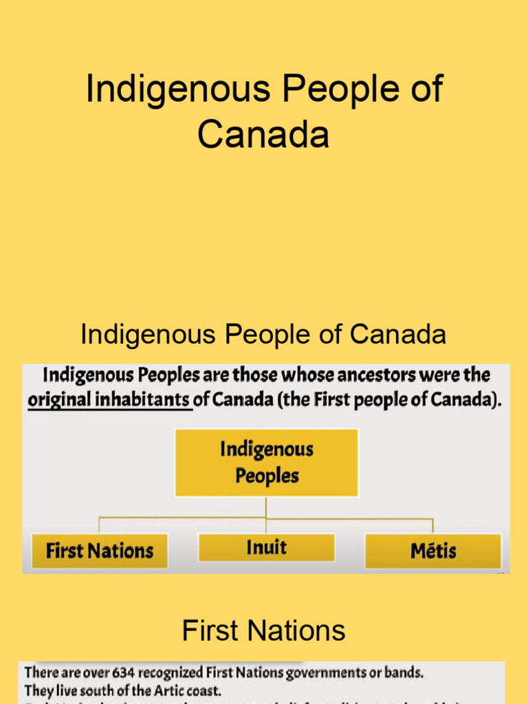 Indigenous People of Canada | PDF