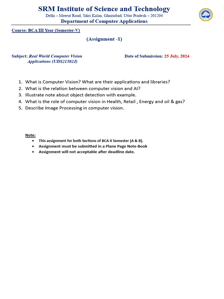 Assignments 1 To 4 | PDF