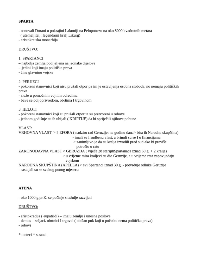 Sparta I Atena | PDF
