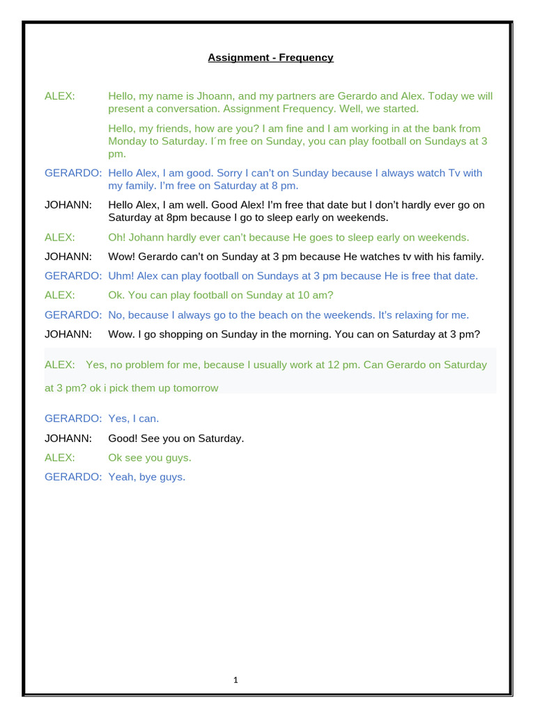 TASK 03 - Frequency | PDF