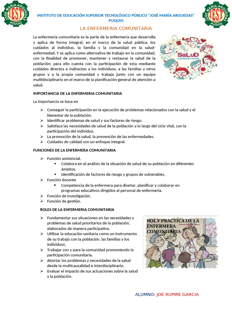 La Enfermeria Comunitaria | PDF