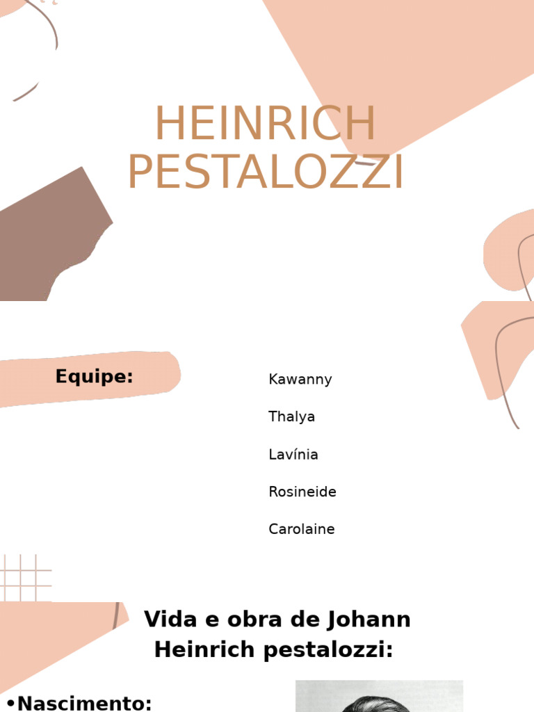 Heinrich Pestalozzi | PDF
