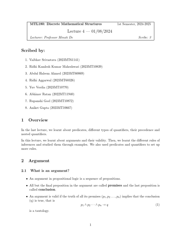 Lecture 3 Mtl180 Pdf