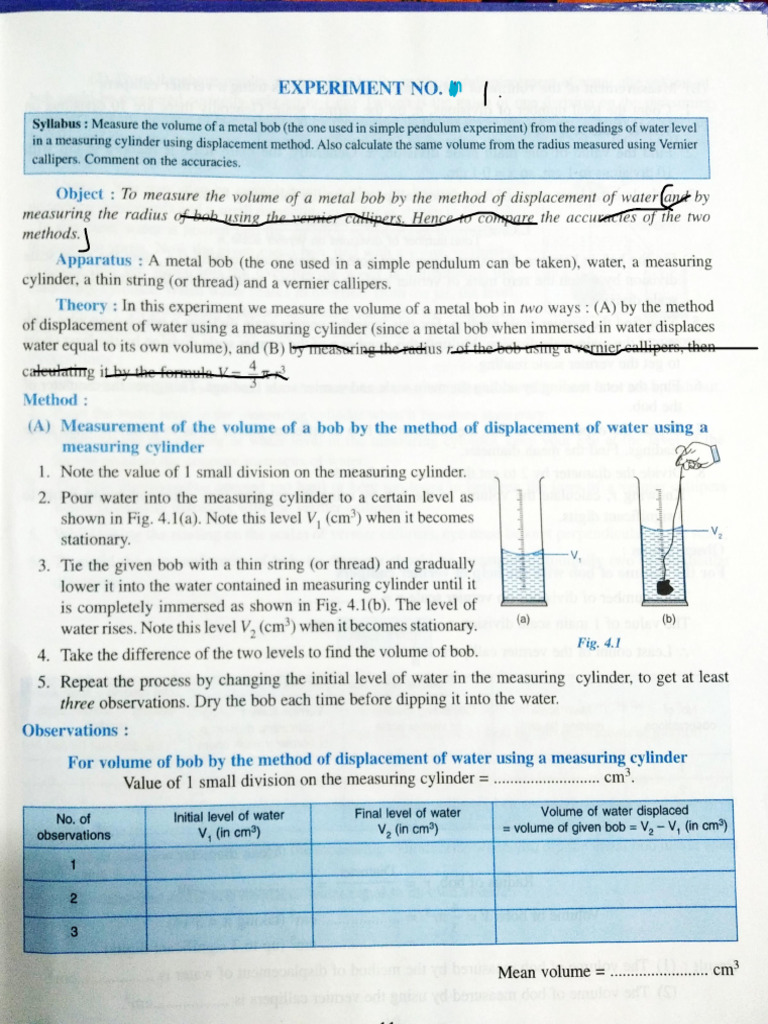 Volume of An Irregular Solid | PDF