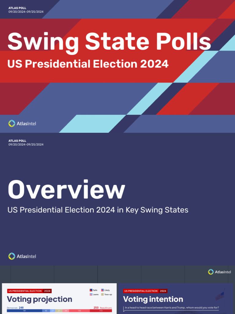 Atlas Poll - US Swing States - September 2024 | PDF | United States ...