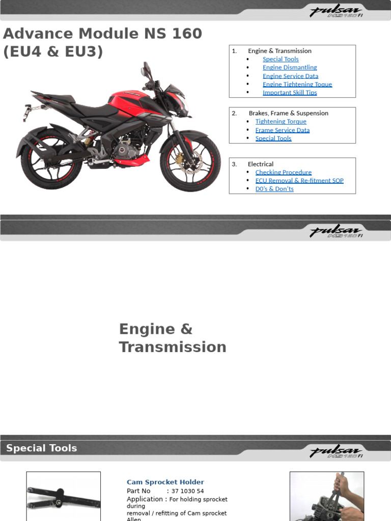 Advance Module FI 160 | PDF
