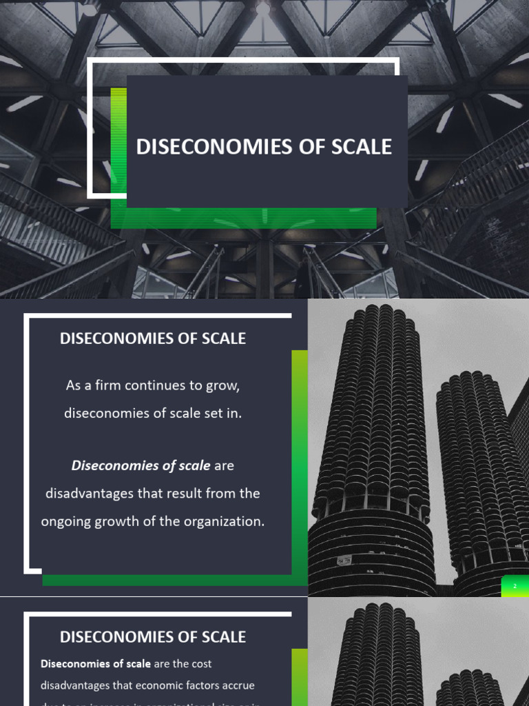 Diseconomies of Scale | PDF