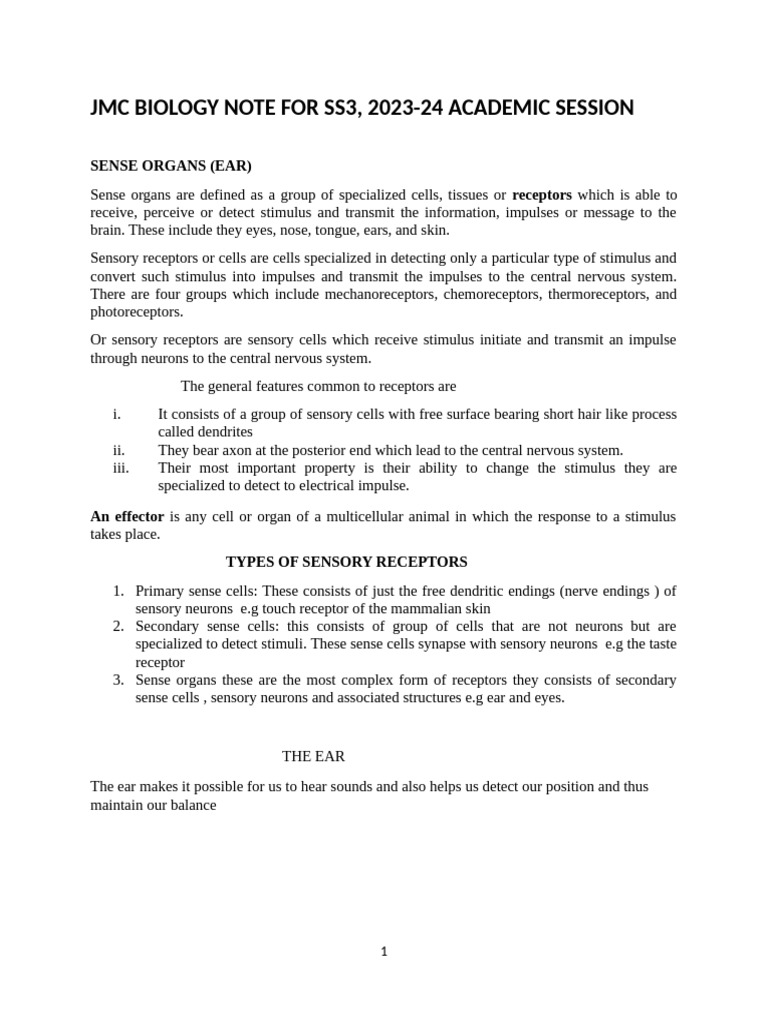 SS 3 STUDENT NOTE 24 - 25 GD | PDF