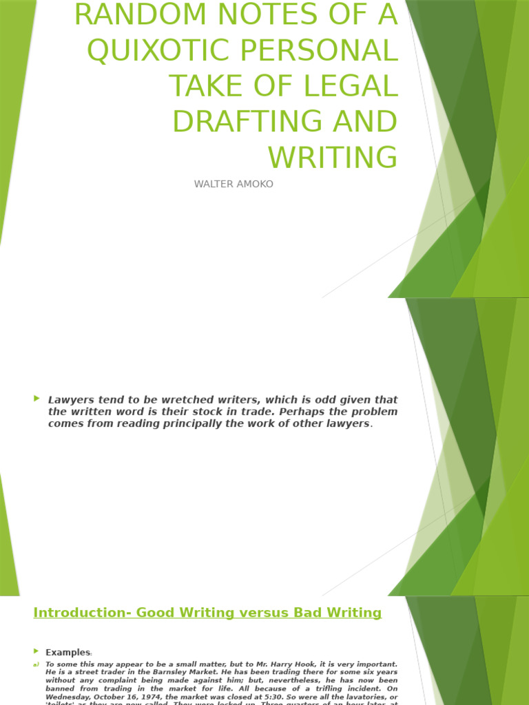 Tips-Legal Writing | PDF