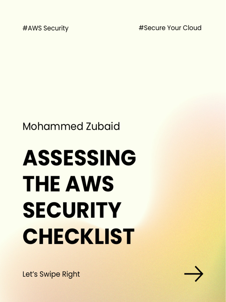 AWS Security Checklist | PDF