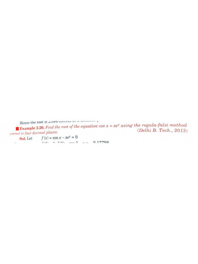 Regula Falsi For C Programming | PDF