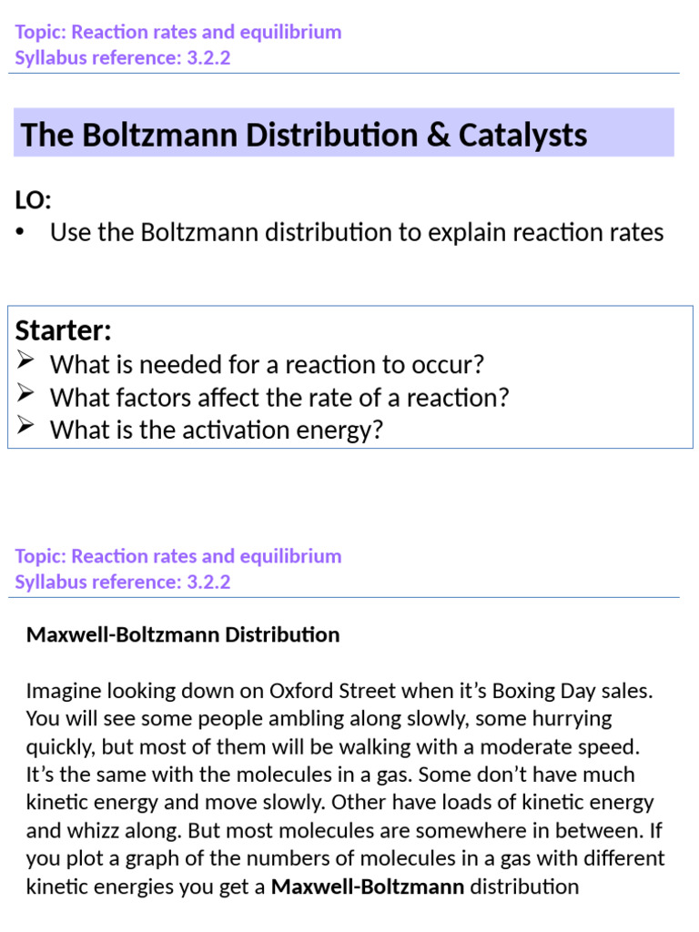 L4 - Boltzmann Distribution | PDF