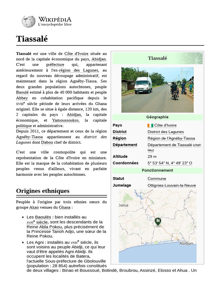 Tiassale | PDF