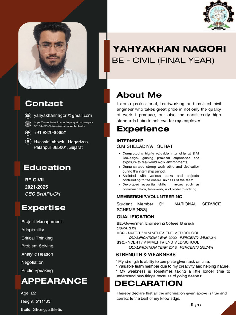 Yahya CV | PDF