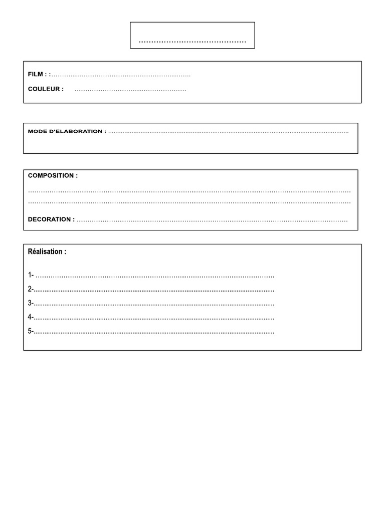 Fiche Cocktail Vierge Pour Examen (2) .Docx - Google Docs | PDF
