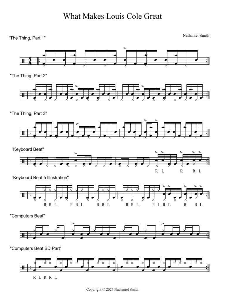Louis Cole Transcription | PDF