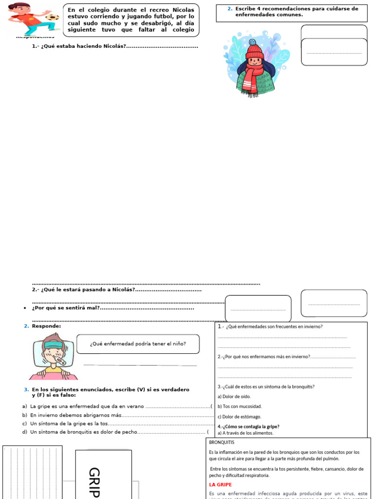 U5 S1 Ficha D3 CT Enfermedades Mas Comunes en Invierno | PDF U5 S1 Ficha D3 CT Enfermedades Mas Comunes en Invierno | PDF