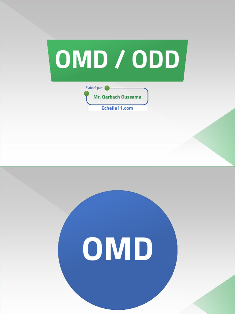 Omd / Odd: Mr. Qarbach Oussama | PDF