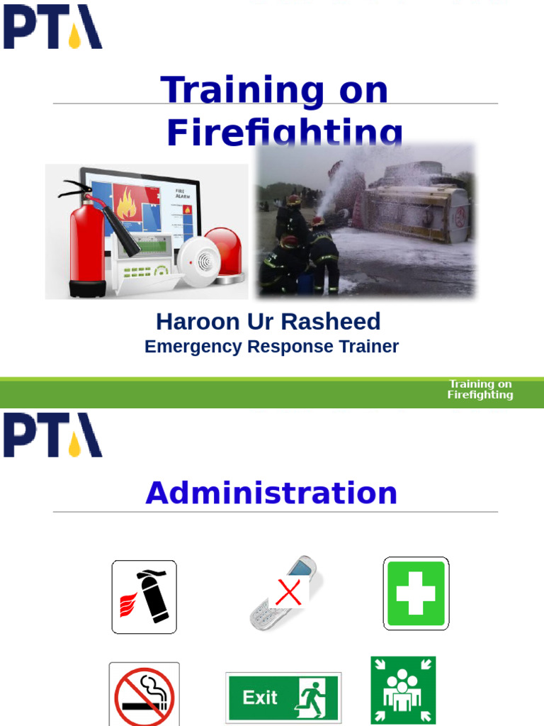Fire Fighting Training Qanmos | PDF