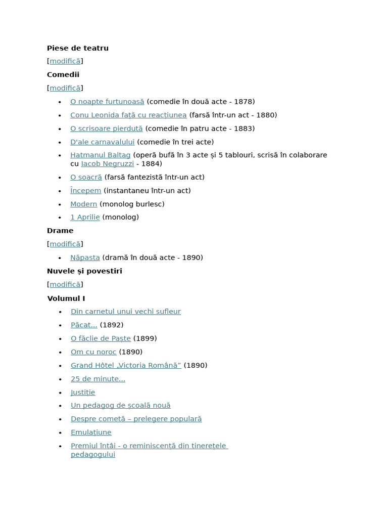 Piese de Teatru | PDF