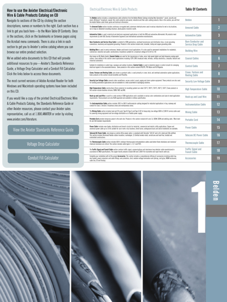 CAT Electrical and Electronic Cable and Wire | PDF