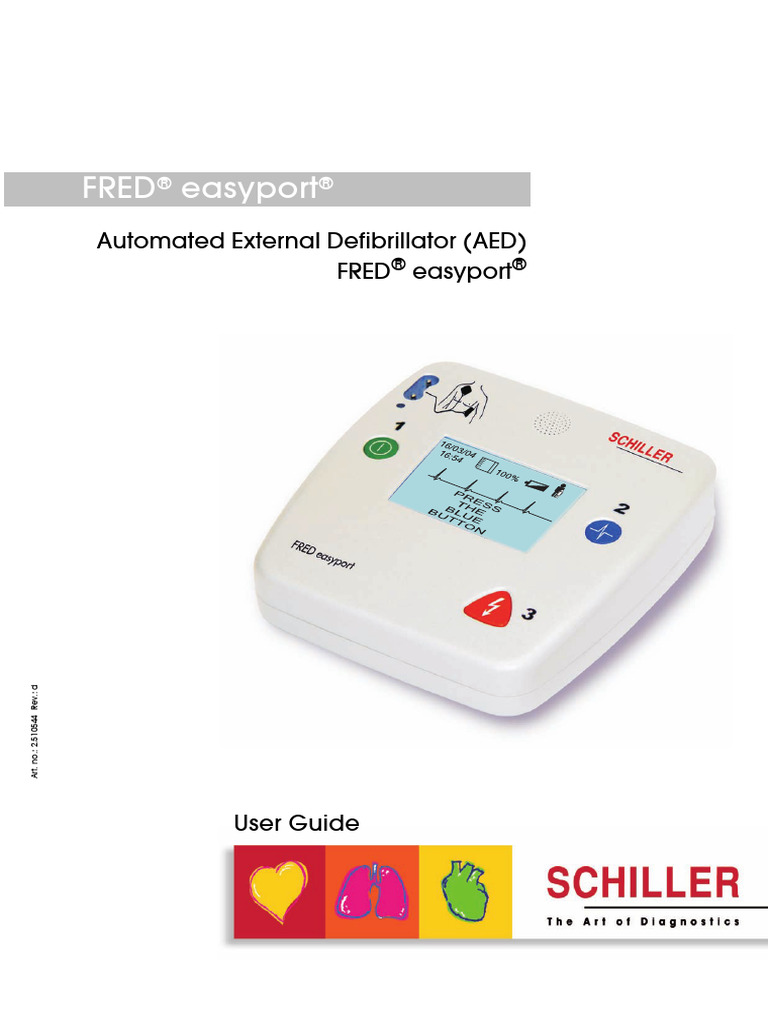 Schiller Fred Easyport AED - User Manual | PDF
