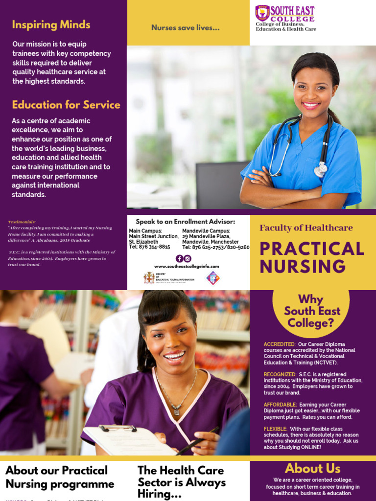 South East College - Practical Nursing Brochure (Updated Sept 2023) | PDF