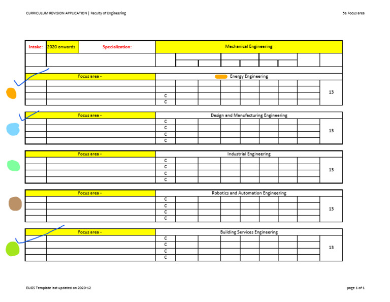 Mechanical - Main - Focus Areas 8-02-2020 | PDF | Engineering | Science ...
