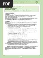 Forme Canonique des Polynômes en 1ère | PDF