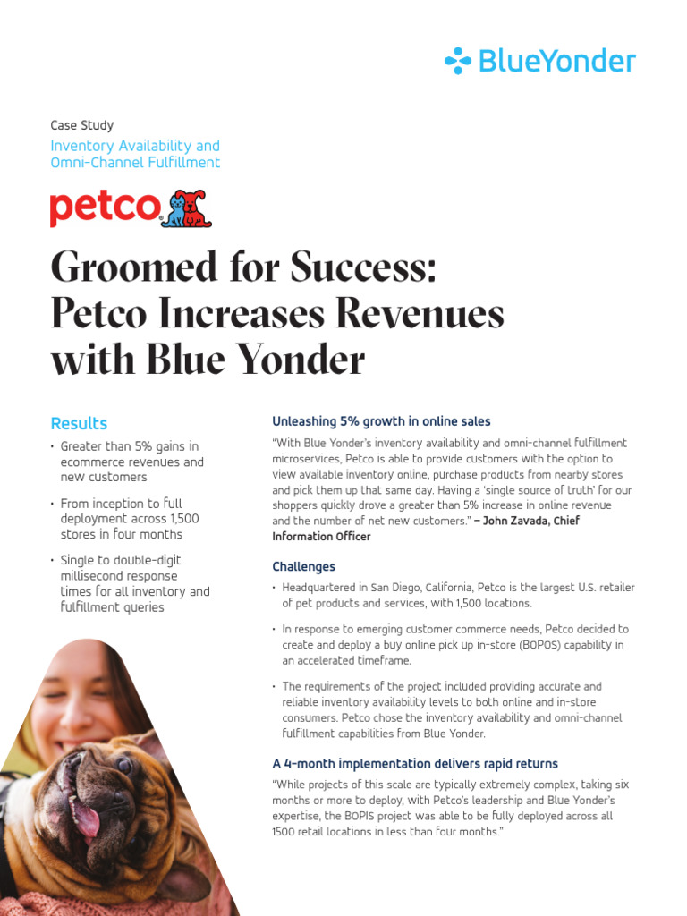 Petco Case Study Inventory Availability and Omni Channel Fulfillment 1 220845 | PDF