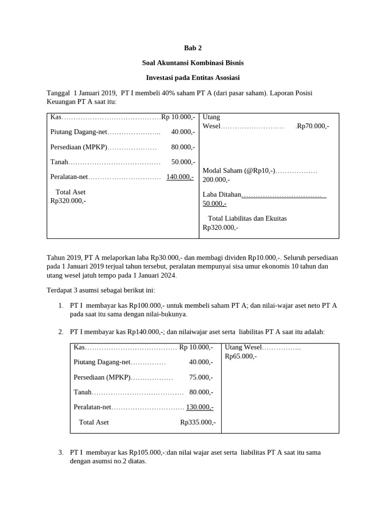Latihan Soal Bab 2 Part1 | PDF