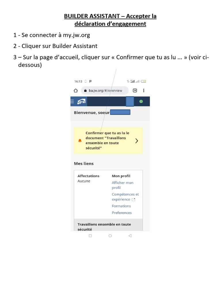 10 - Guide Déclaration D'engagement Sur Builder Assistant | PDF