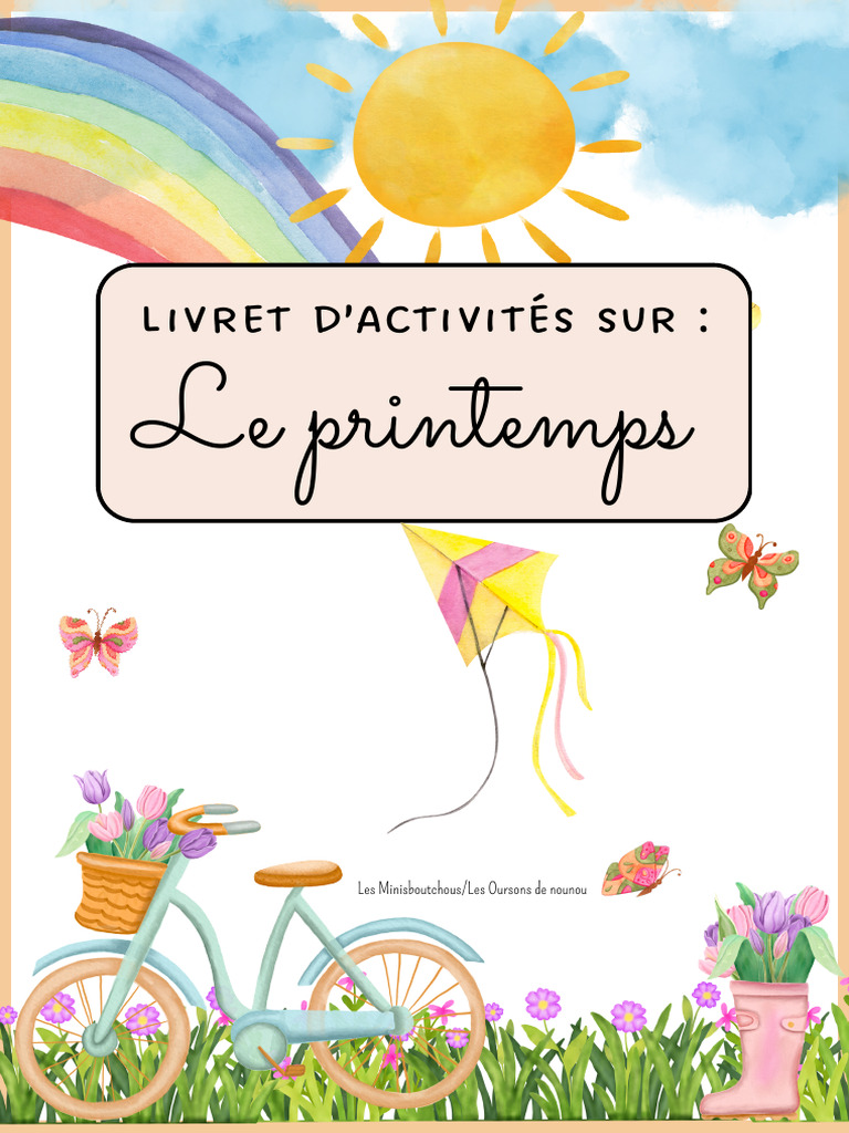 Livret D'activités Sur Le Printemps 2 | PDF