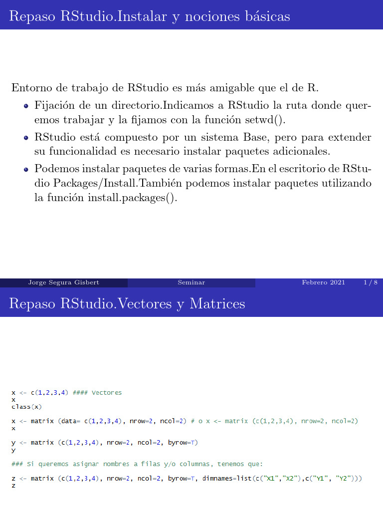 Tema 1 Seguros No Vida Repaso RStudio | PDF