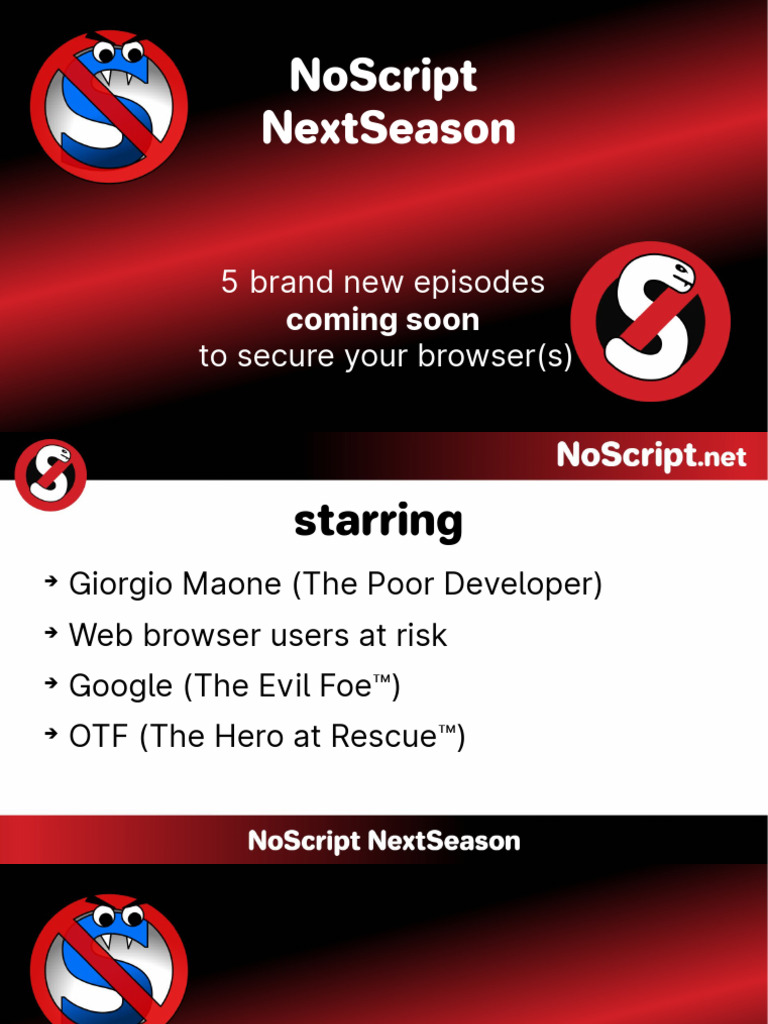 NoScript Next Season | PDF