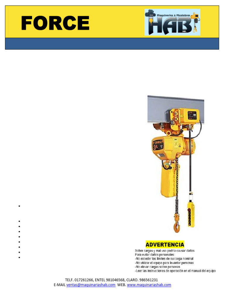 3 Ton Con Trolley Force | PDF