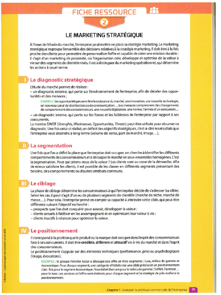 Fiche Ressources 3 | PDF