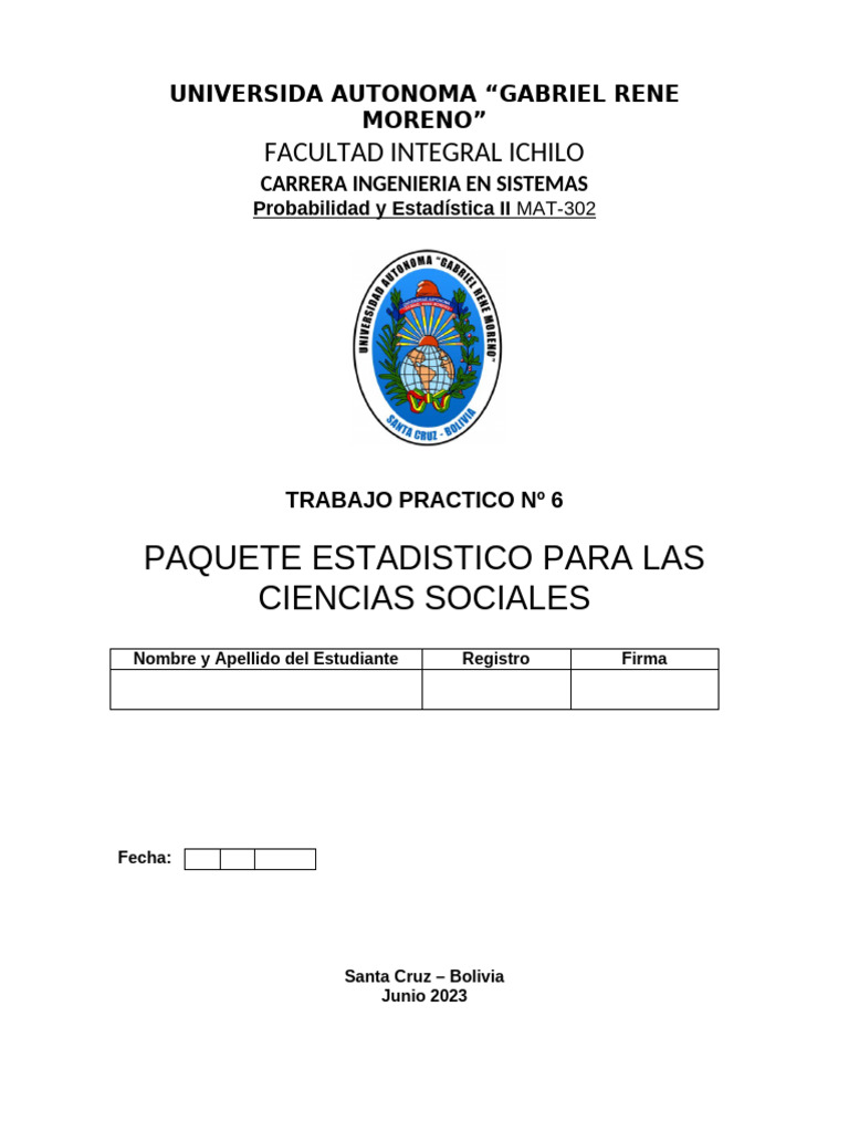 TP6. SPSS | PDF