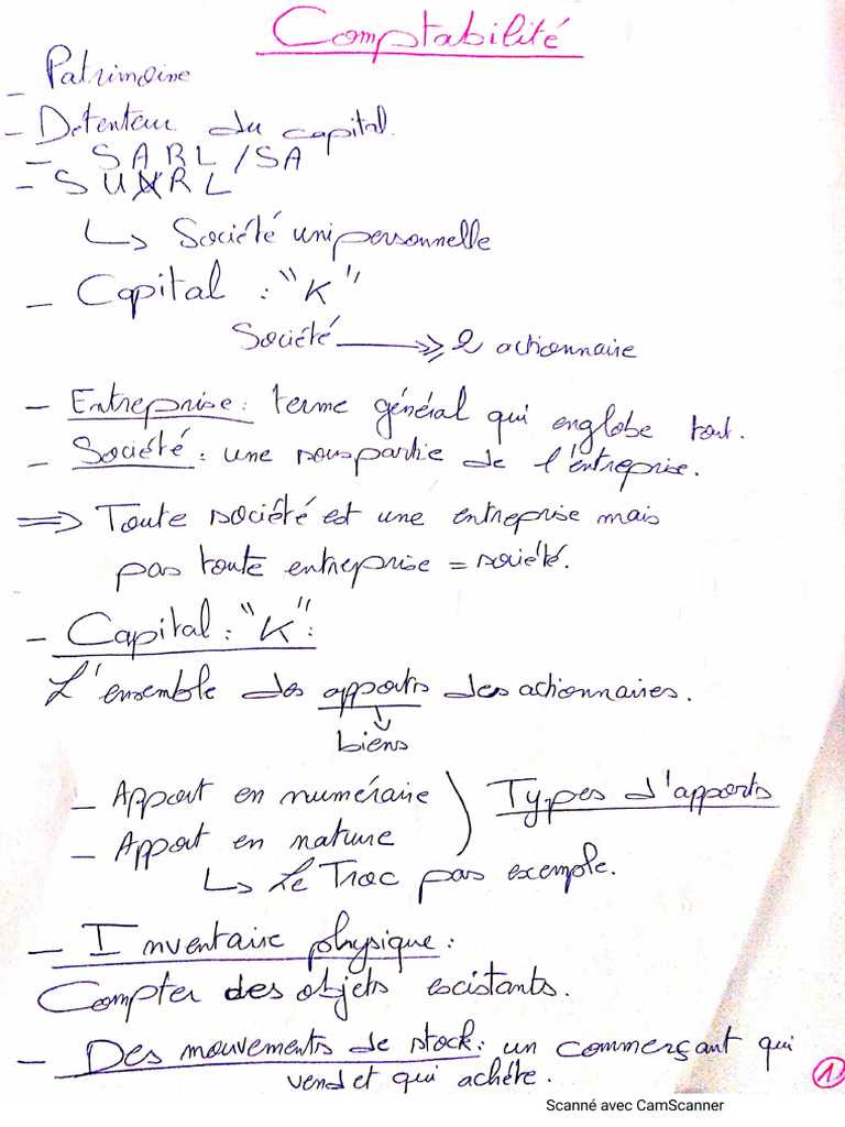 s1 - Compta - Groupe A | PDF